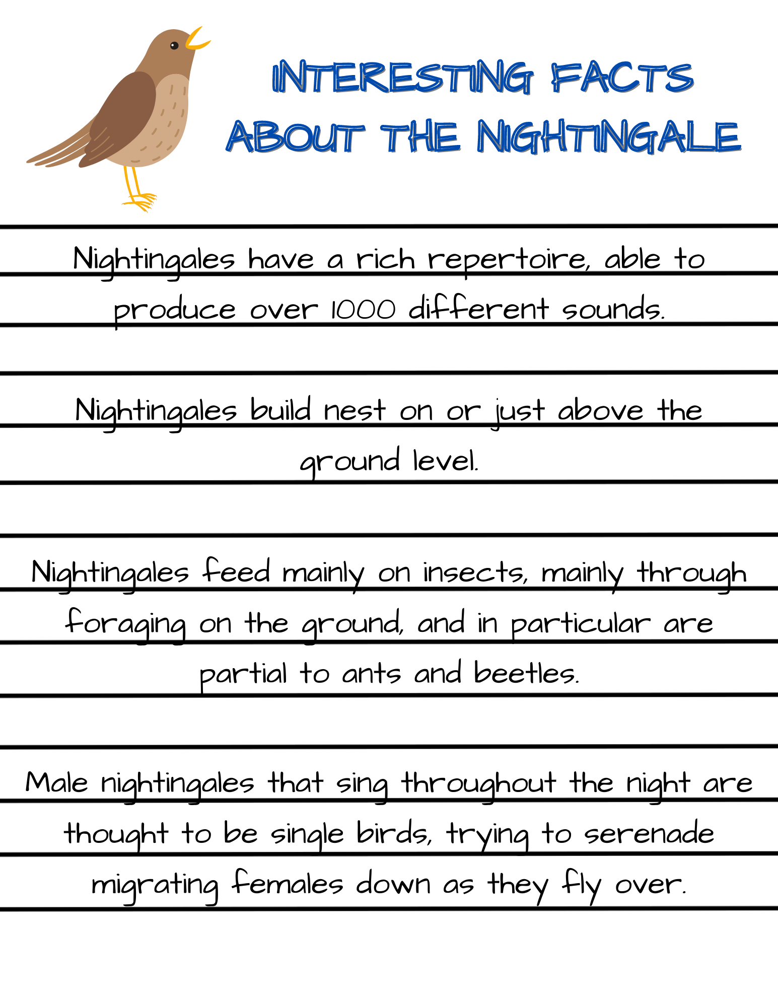 Ukraine nightingale facts