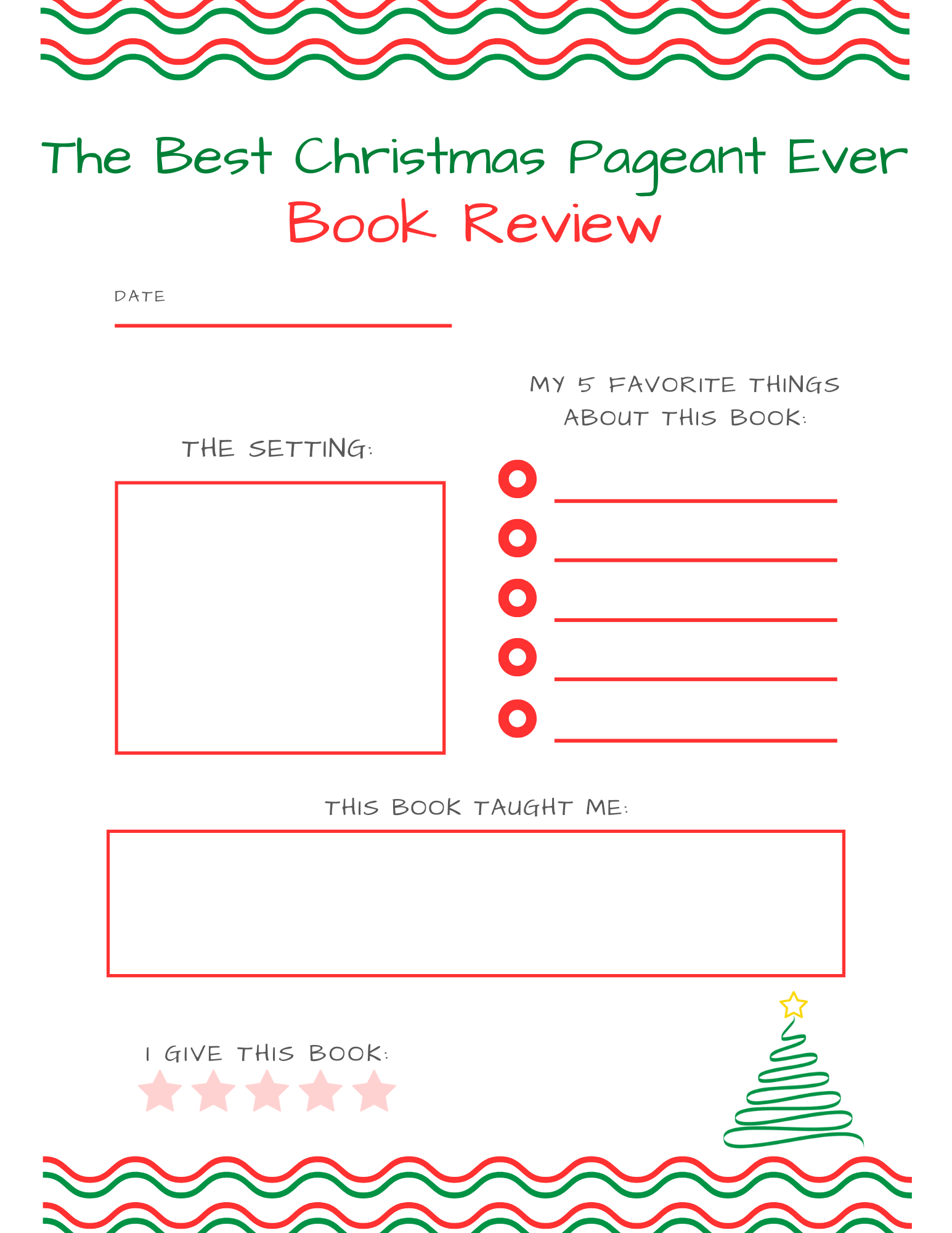 Best Christmas Pageant Book Review